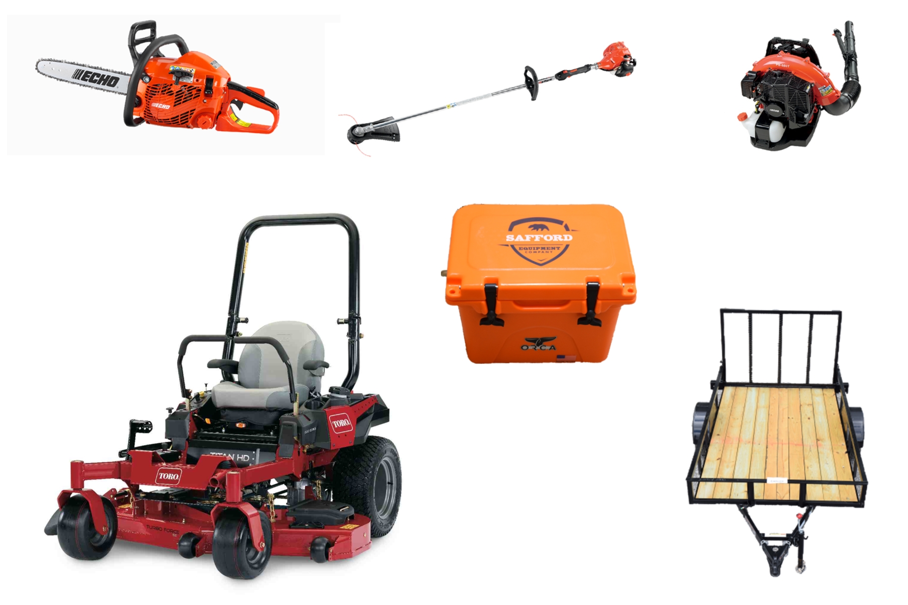 TE546 Toro Mower Bundle - Titan HD 1500 Zero Turn PB-580T Blower SRM ...